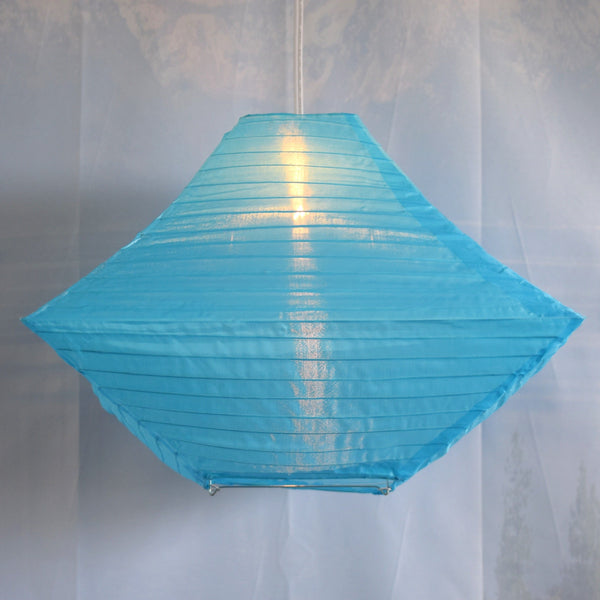 14" Baby Blue Pagoda Nylon Lantern on Sale Now! | Chinese Lanterns ...