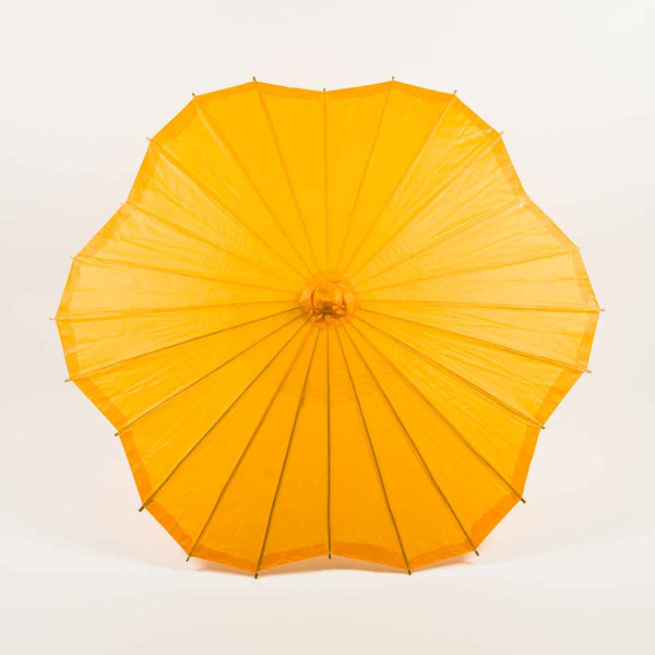 Solid Color Scalloped Shaped Parasols Umbrellas - Luna Bazaar ...