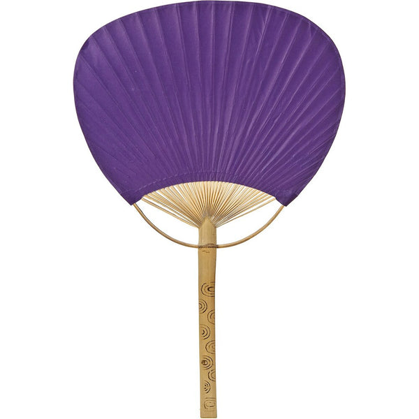 Plum Purple Paper Paddle Fan, Set of 10 - Luna Bazaar | Boho & Vintage ...