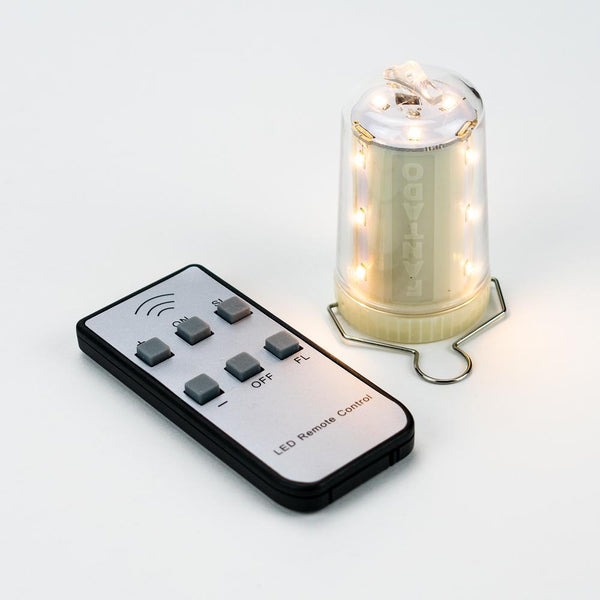 Round Fine Line Warm White LED Table Top Lantern Lamp Light KIT w/ Rem ...