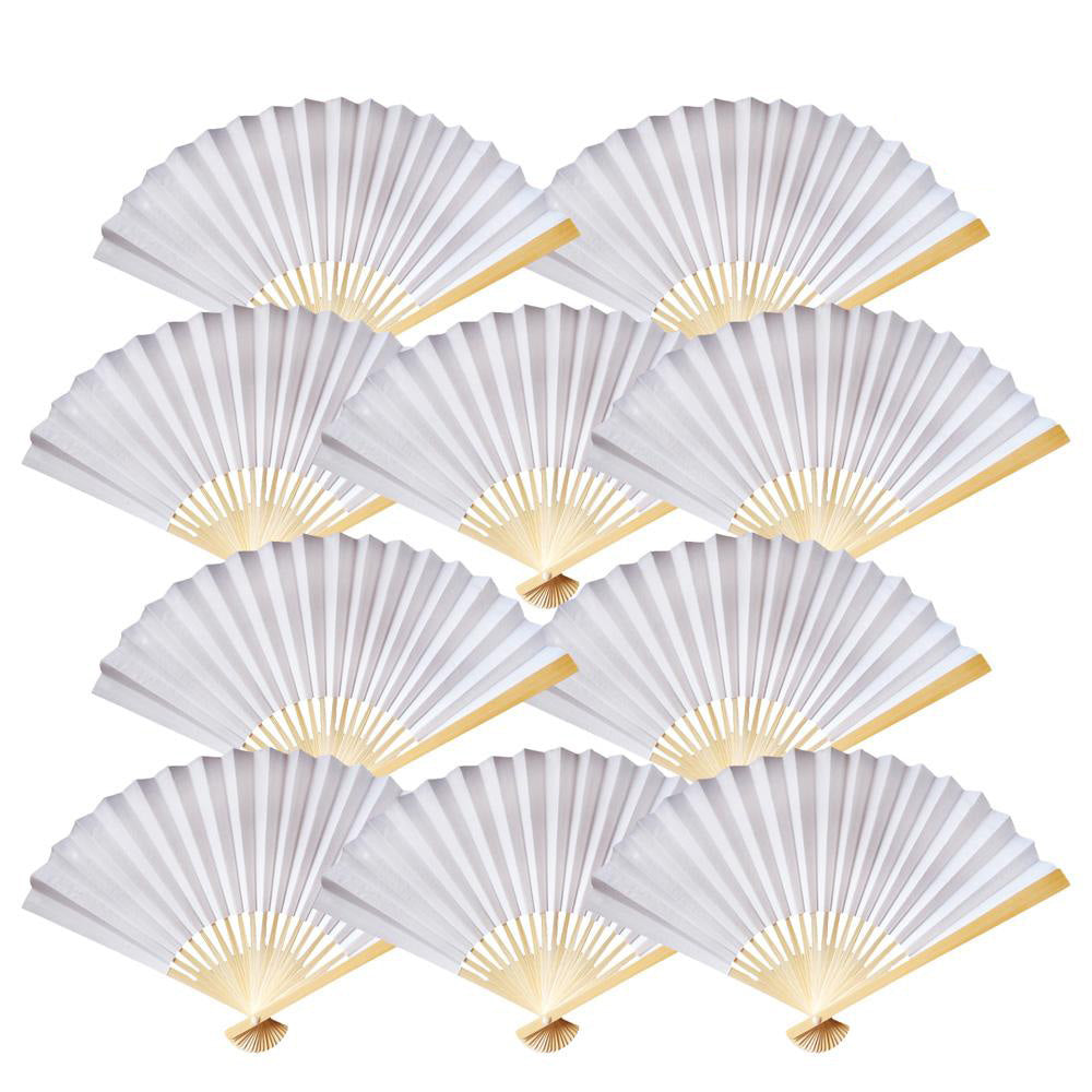 White fans for wedding 60 photos - Astyledwedding.com